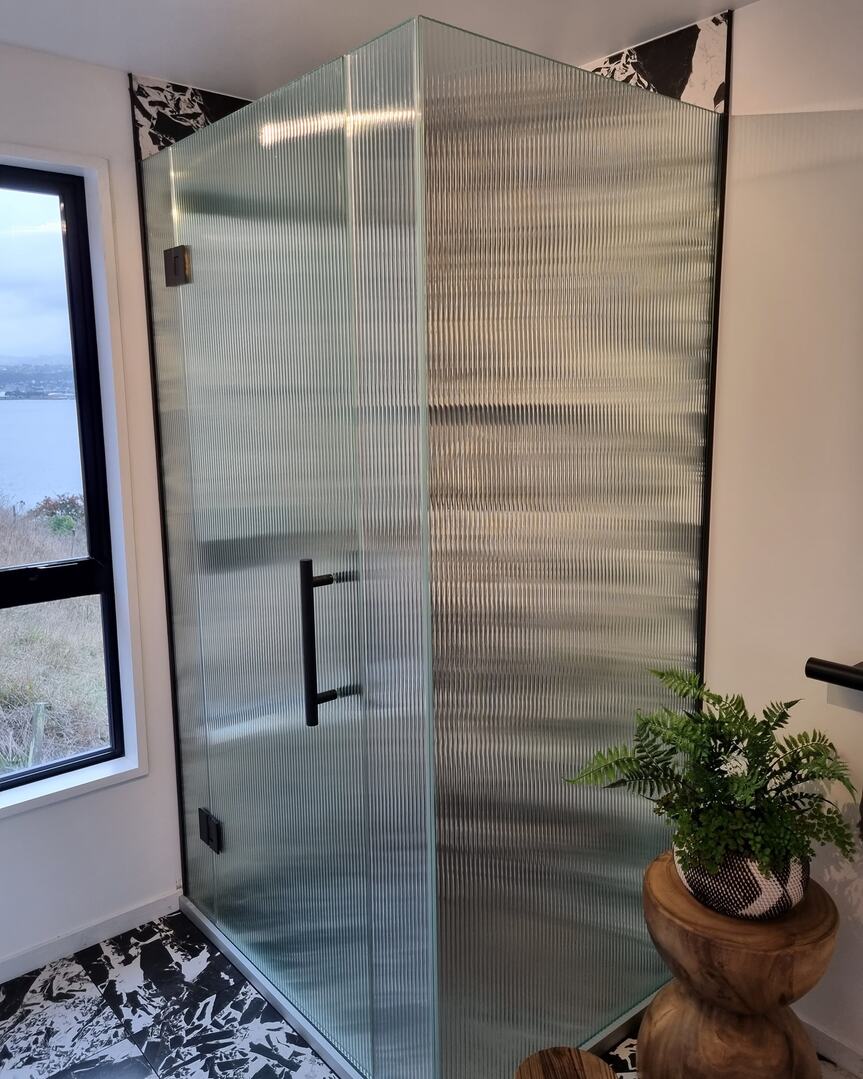 Frameless Corner Shower Christchurch | Stake Glass